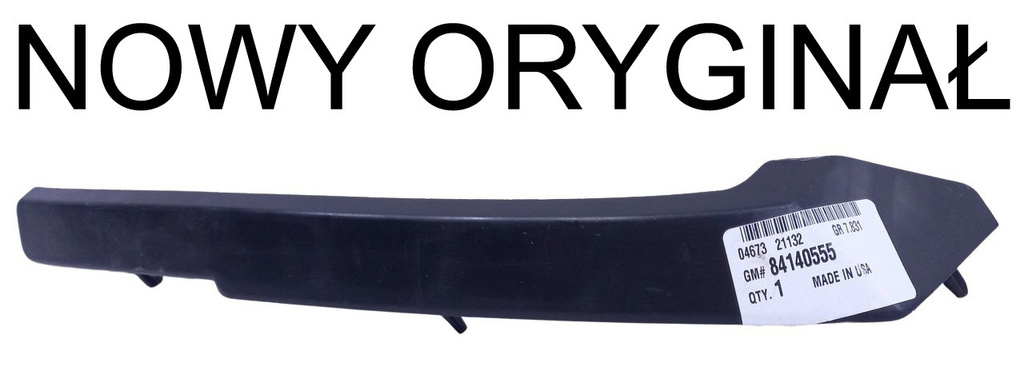 Chevrolet Camaro 2016-2019 prowadnica ślizg przód lewy 84140555 NOWY ...