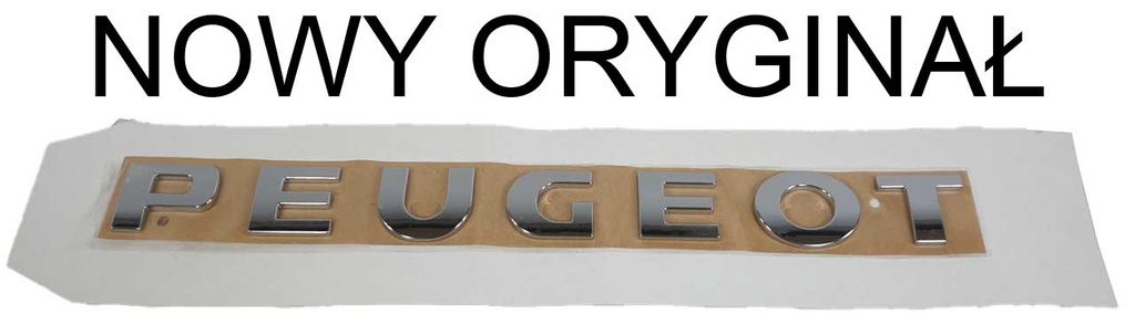 Peugeot Boxer II emblemat napis 8665X4 NOWY ORYGINAŁ | Peugeot \ Boxer ...