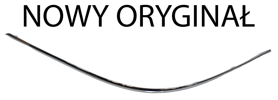 Mercedes C W204 Kombi listwa chrom na zderzak tył lewa A2048853421 NOWY ...